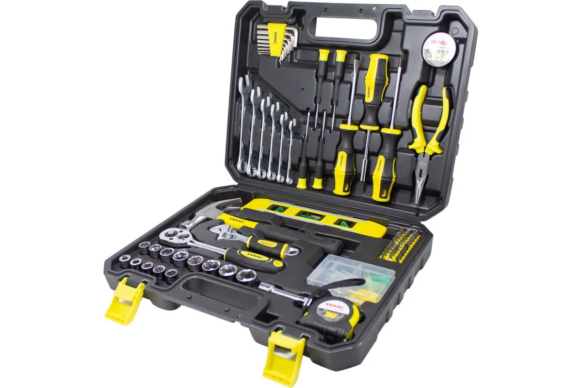 WMC TOOLS Набор инструментов 108 предметов, 1/4", 3/8", 6гр. WMC-30108(47011)