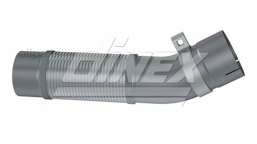 DINEX 5AA015 труба глушителя! нерж. E-line упрощ. версия передняя труба с гофрой\ MB, KAMAZ 5490/2642