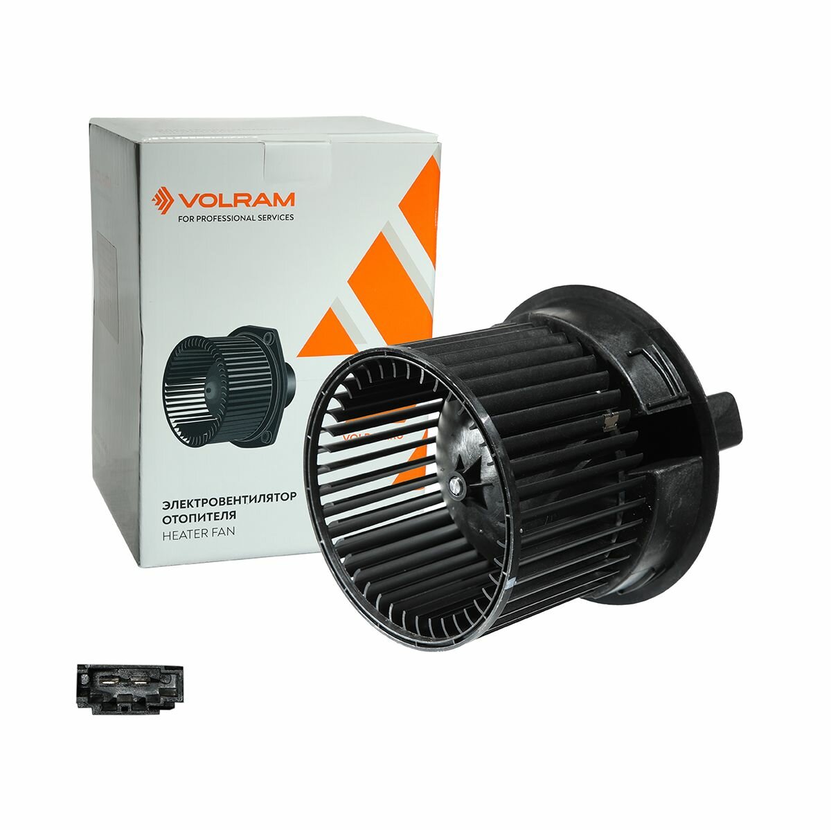 Электровентилятор отопителя VOLRAM для LADA Largus, Vesta, X-Ray; RENAULT Logan II, Duster, Kaptur, Sandero