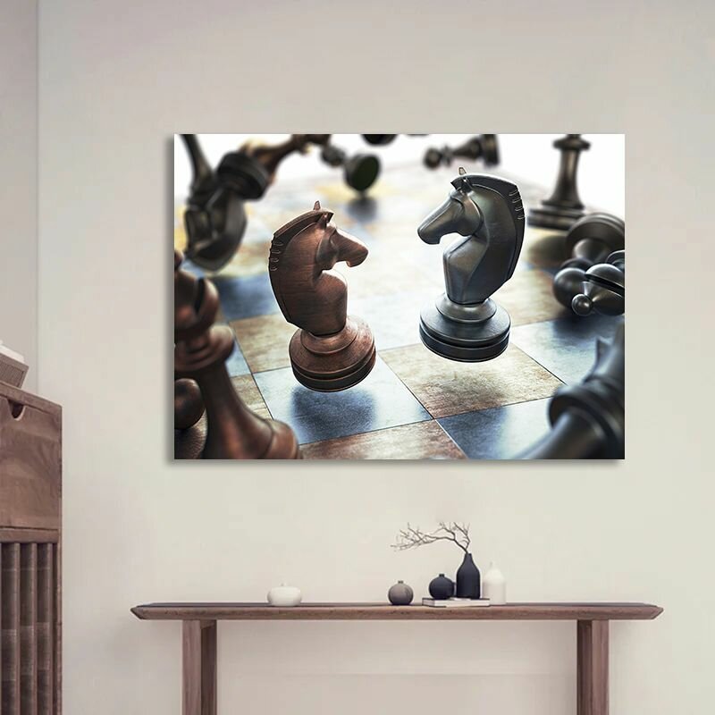 Картина "Мотивация/Деньги/Успех" от ВсеКартины, 50x70 см, на подрамнике, в упаковке