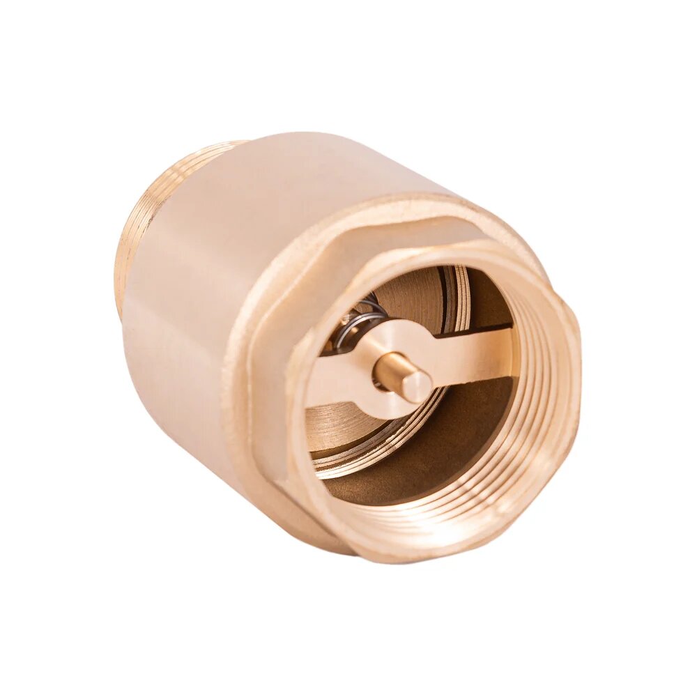 Обратный клапан Беламос FV-D 1.25 латунь/внеш резьба FV-D 1,25, установки на трубопроводах