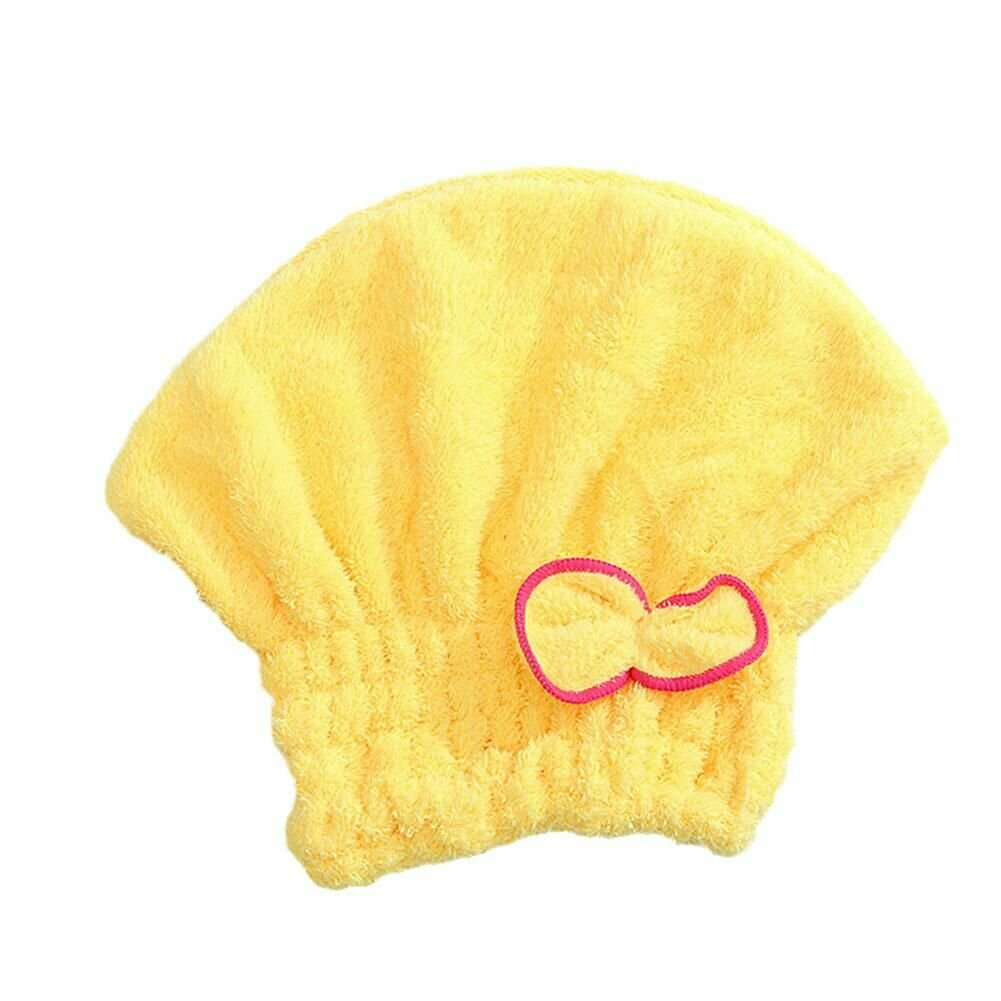 Банное полотенце для волос, Чалма для сушки волос из микрофибры, Тюрбан для головы, Чалма для бассейна