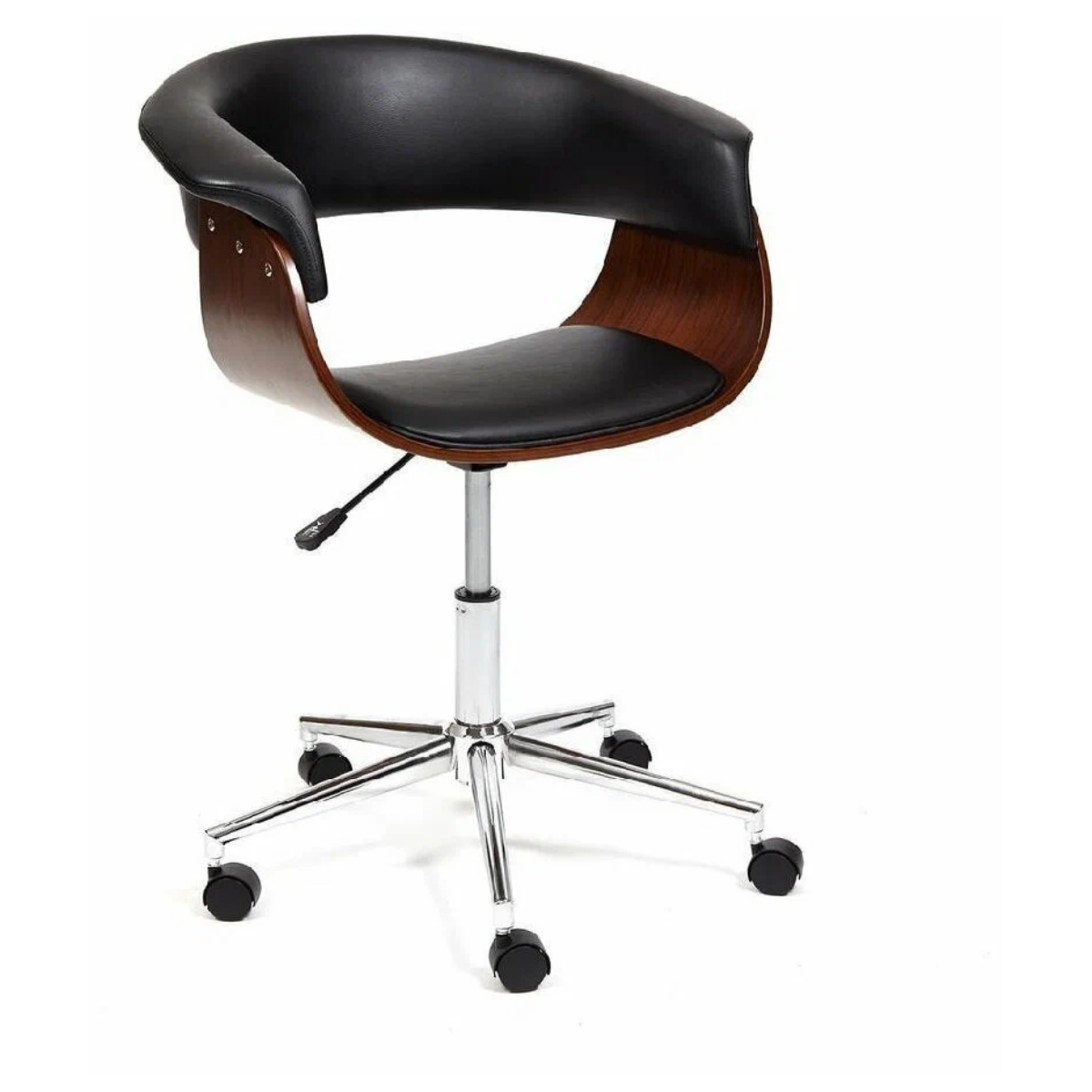 Кресло офисное Tetchair VIMTA 13663, искусственная кожа, цвет черный, газлифт
