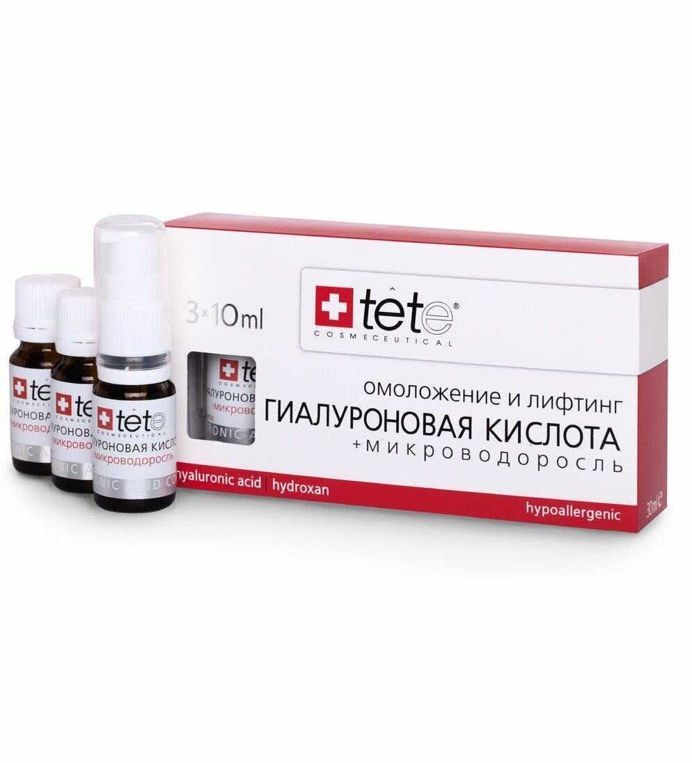 Гиалуроновая кислота с микроводорослями TETe Cosmeceutical Hyaluronic Acid and Algae Extract