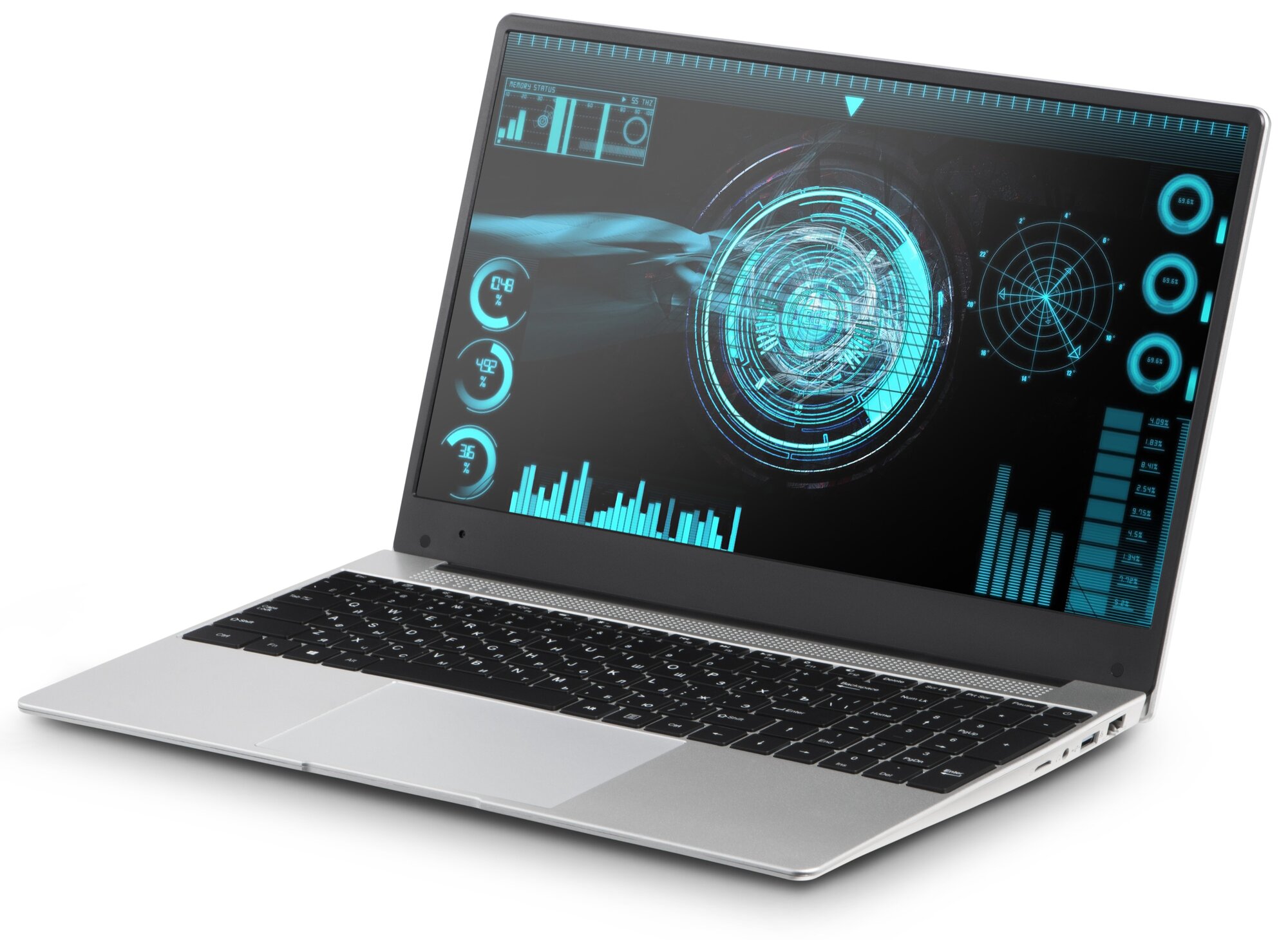 Ноутбук Azerty RB-1554 (15.6' IPS Intel N95 1.7GHz, 8Gb, 256Gb SSD)