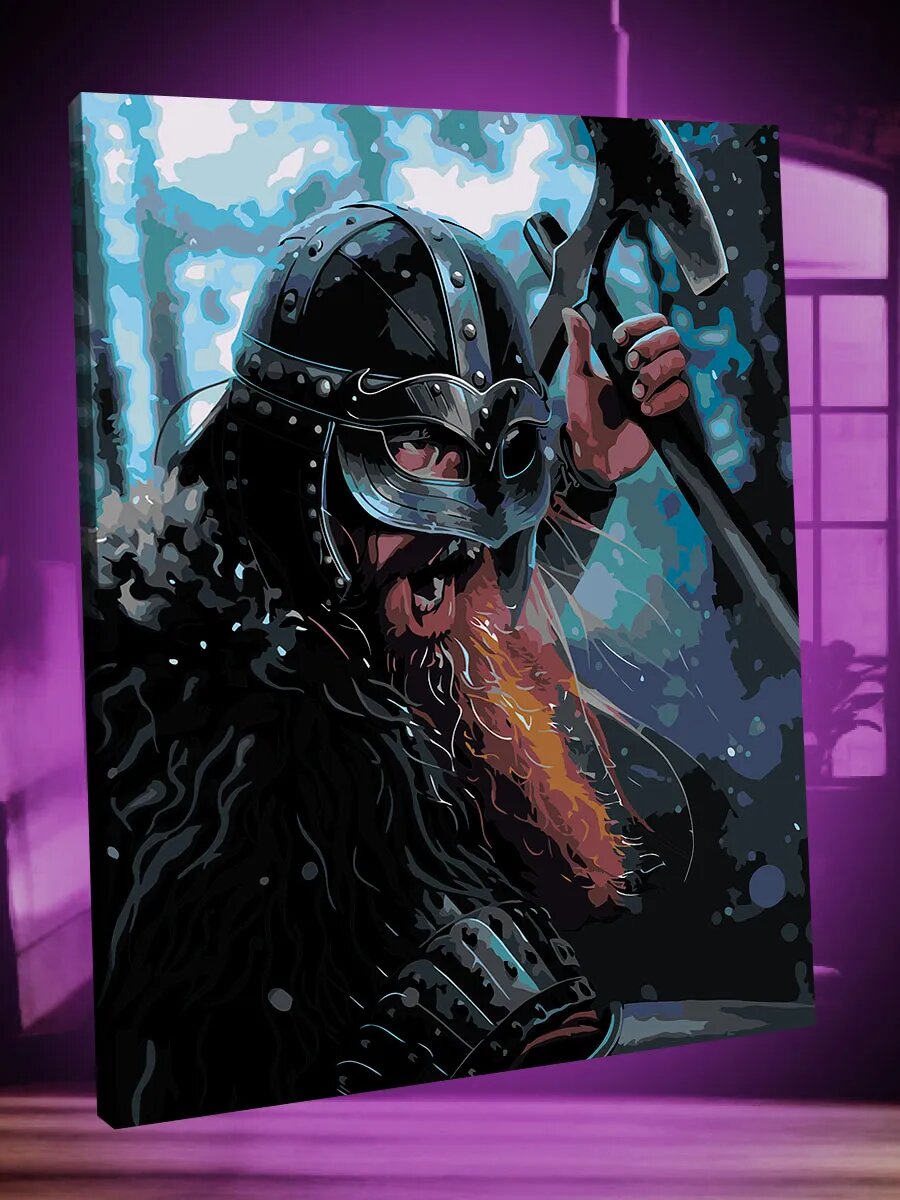 Картина по номерам Скандинавия викинги