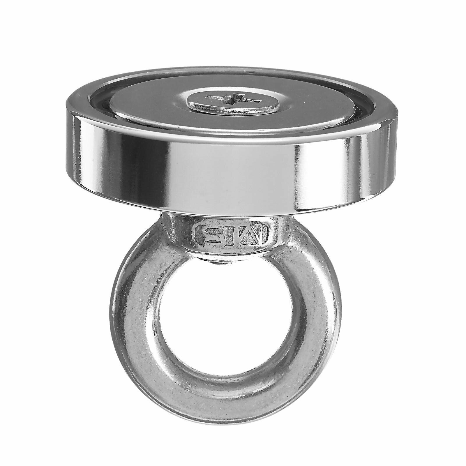 Магнит неодимовый Cartage с петлёй для авто, d 48 мм, сцепление 80 кг