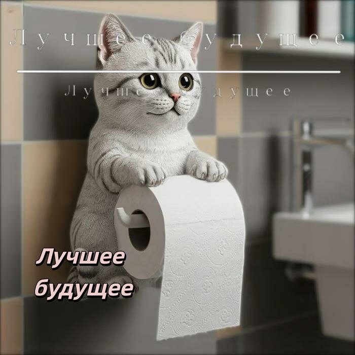 Держатель для туалетной бумаги Держатель кошачьей бумаги Держатель Кошачьей салфетки Держатель туалетной бумаги Подвеска для украшения из смолы