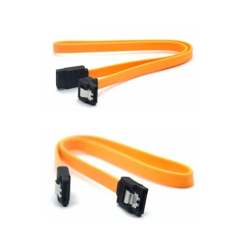 2 компьютерных кабеля и разъема 45 см SATA 3.0 III SATA3 6 Гбит / с SSD жесткий диск Данные Прямой / Угловой кабель Oct14