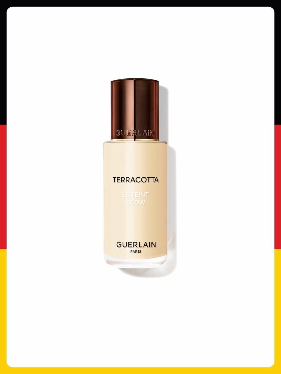 Тональная основа Guerlain Terracotta Le Teint Glow the liquid brightening make-up for a natural look 0W Warm, 35 мл
