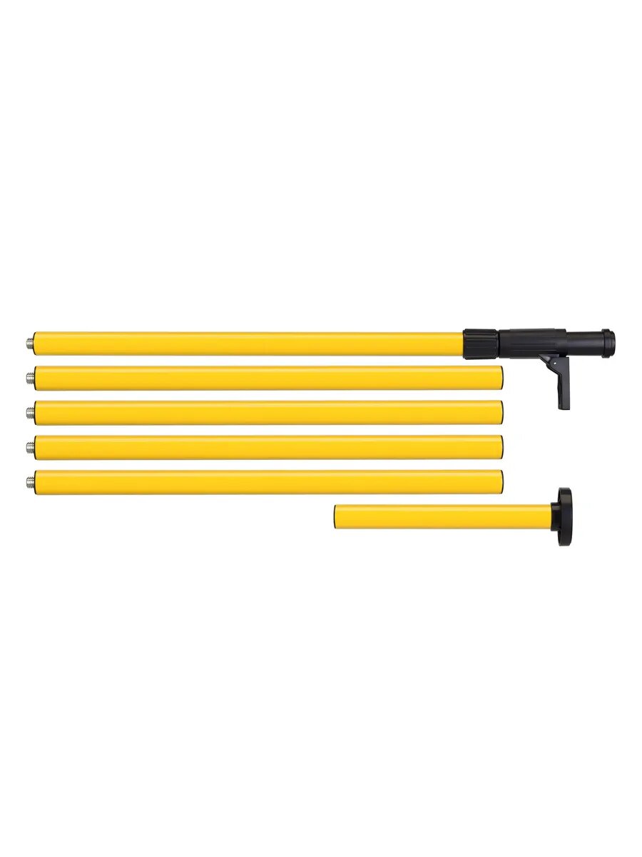 Штанга Ermenrich Reel TWR40 для лазерного уровня, телескопическая, алюминиевая, желтая