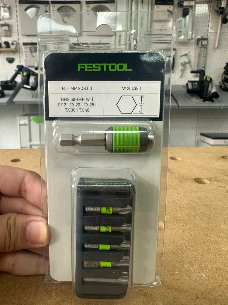 Набор ударных бит BT-IMP SORT3 festool 204383