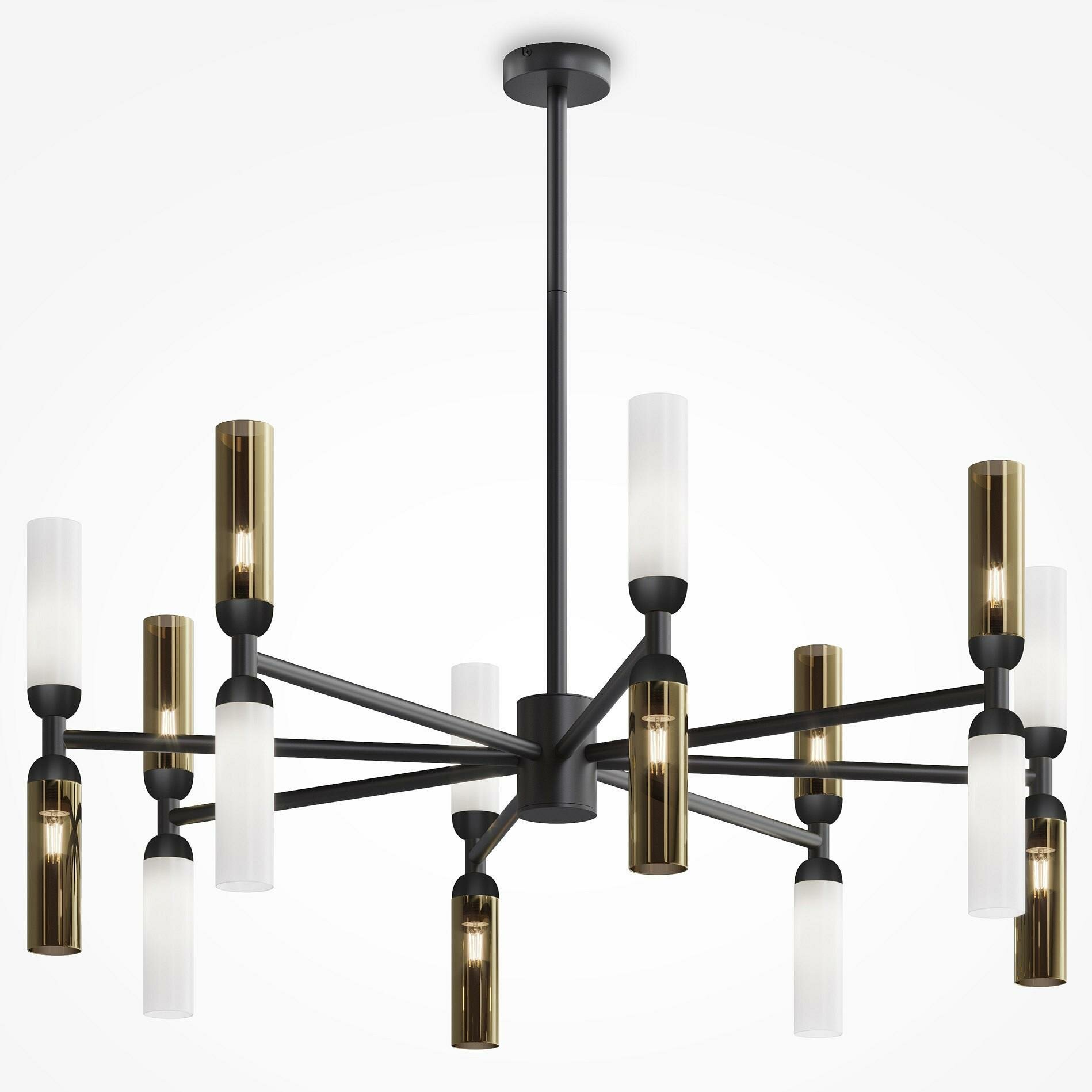 Люстра на штанге Maytoni Memory MOD177PL-16G Галогенные, Светодиодные Модерн