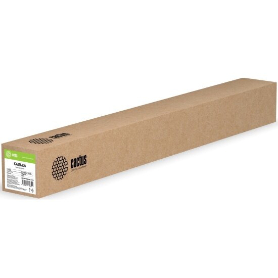 Калька Cactus CS-LFPTR50-914175 A0+ 914мм-175м/50г/м2 универсальная втулка:76.2мм (3")