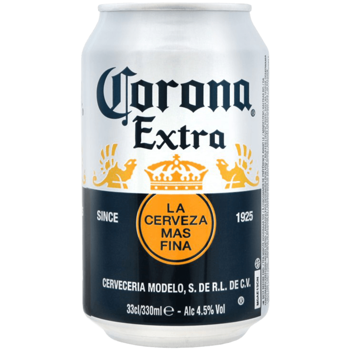Пивной напиток Corona Extra 0,33 л ж/б