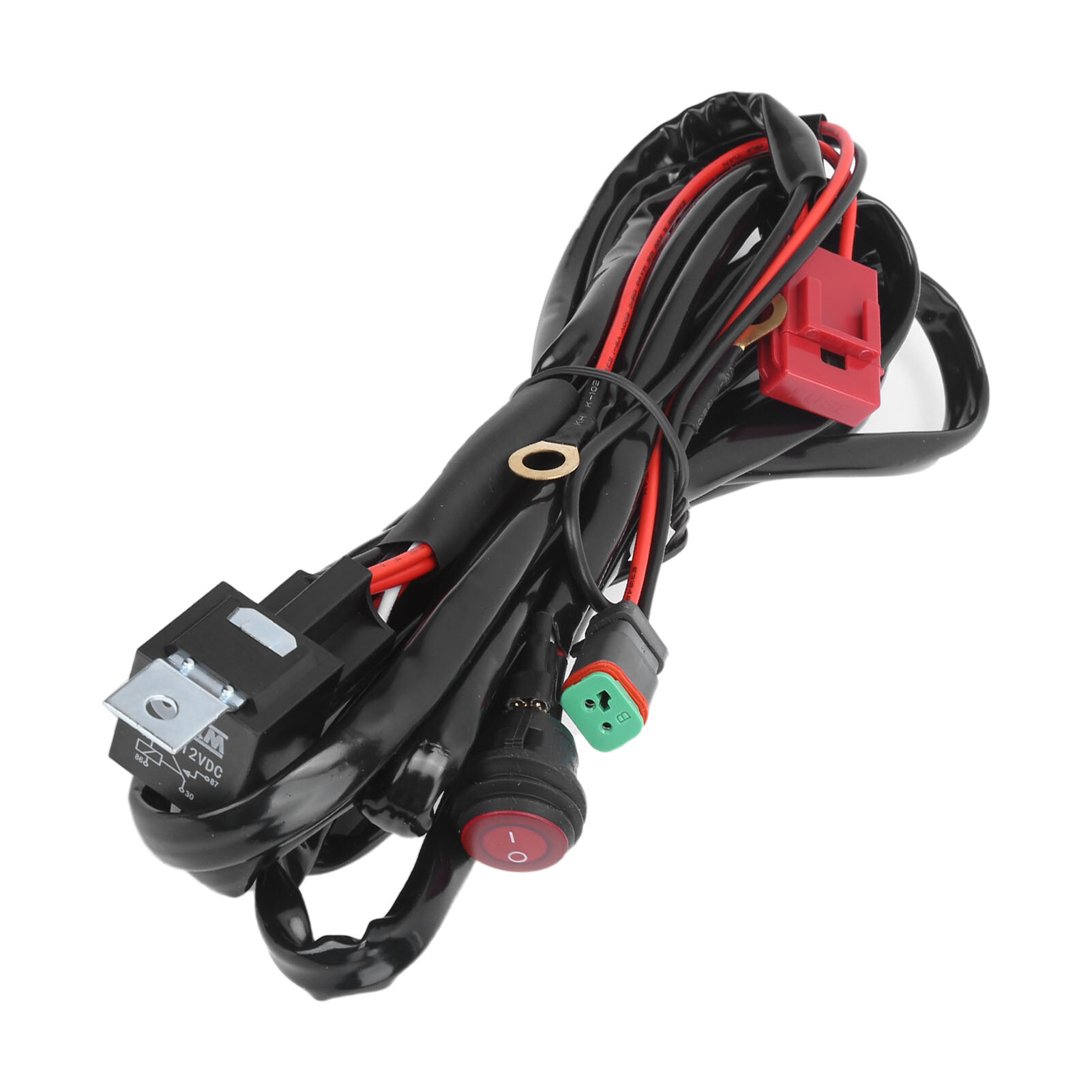 Штатный провод для LED точечного света 40А 12V IP67 водонепроницаемый с DT разъемом для ATVs UTVs автомобилей