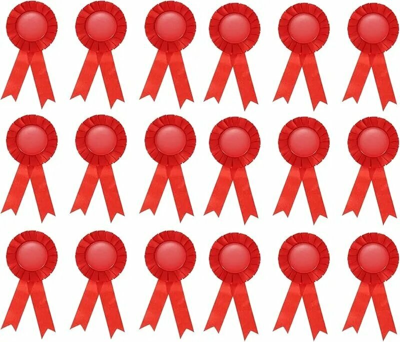 PATIKIL Пустая награда, 18 шт. розеток, лента для почетной награды для DIY, вечеринки, свадьбы, соревнования, спорта, черная