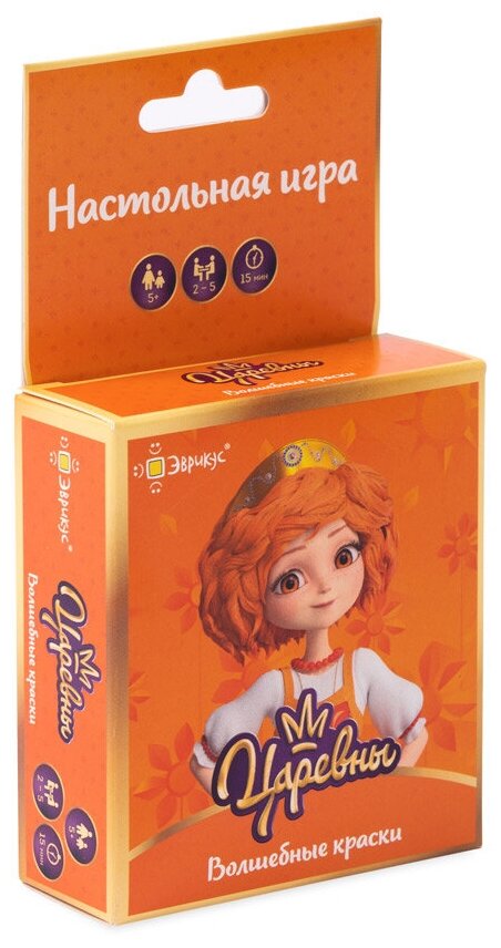 Эврикус Царевнынастольная игра Волшебные краски BG-11105 для детей и творчества
