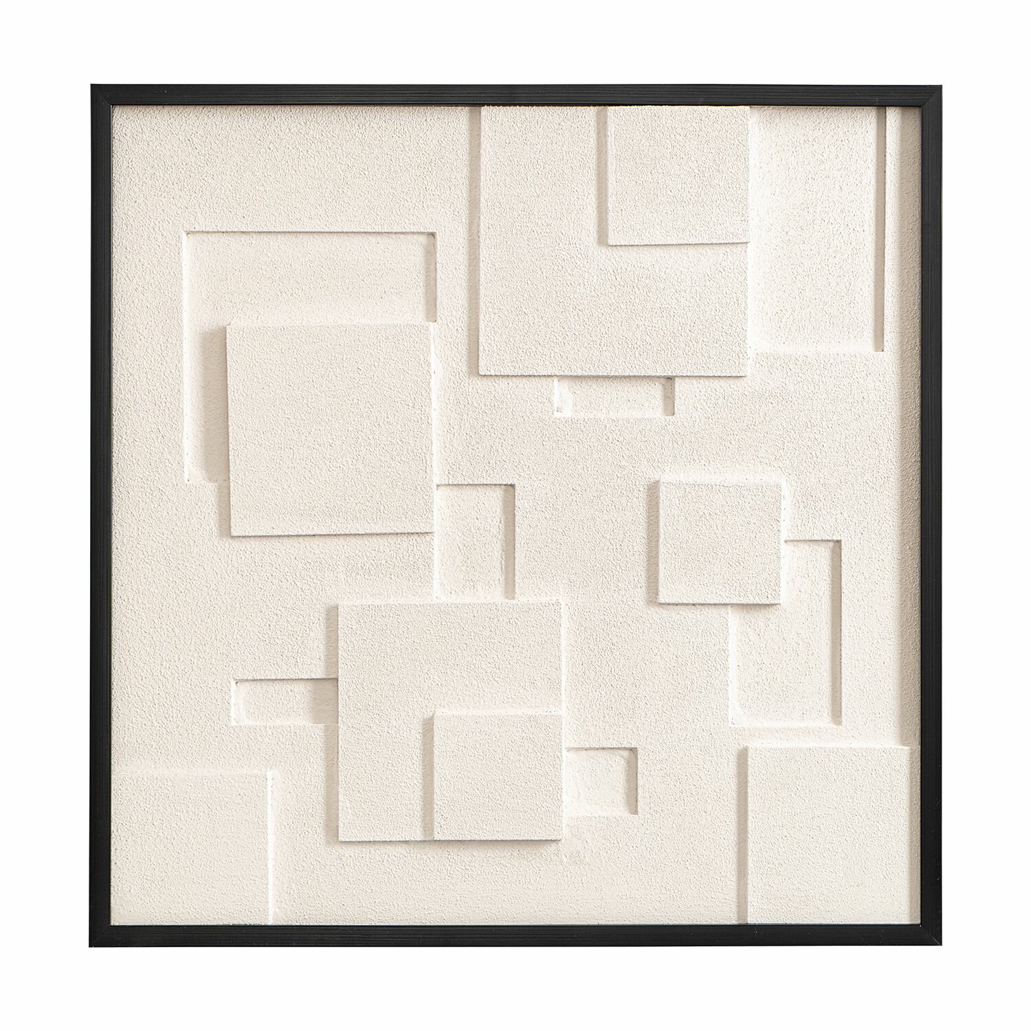 Панно декоративное с эффектом 3D Minimalism, с черной рамой, 60х60 см