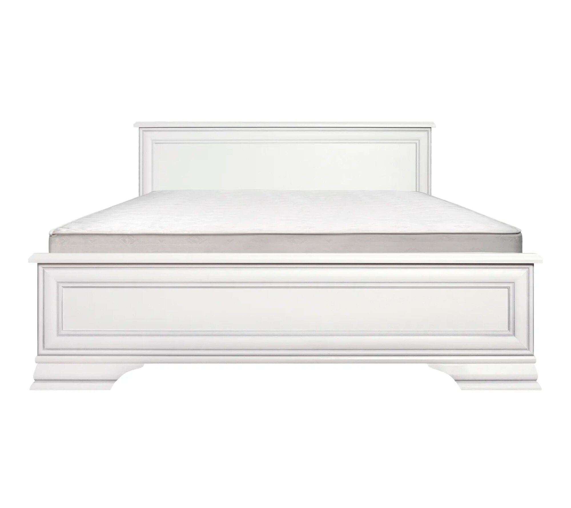 Кровать БРВ Мебель KENTAKI S320-LOZ140х200 Белый Размеры: Высота 1010мм Глубина 2075мм Ширина 1490мм