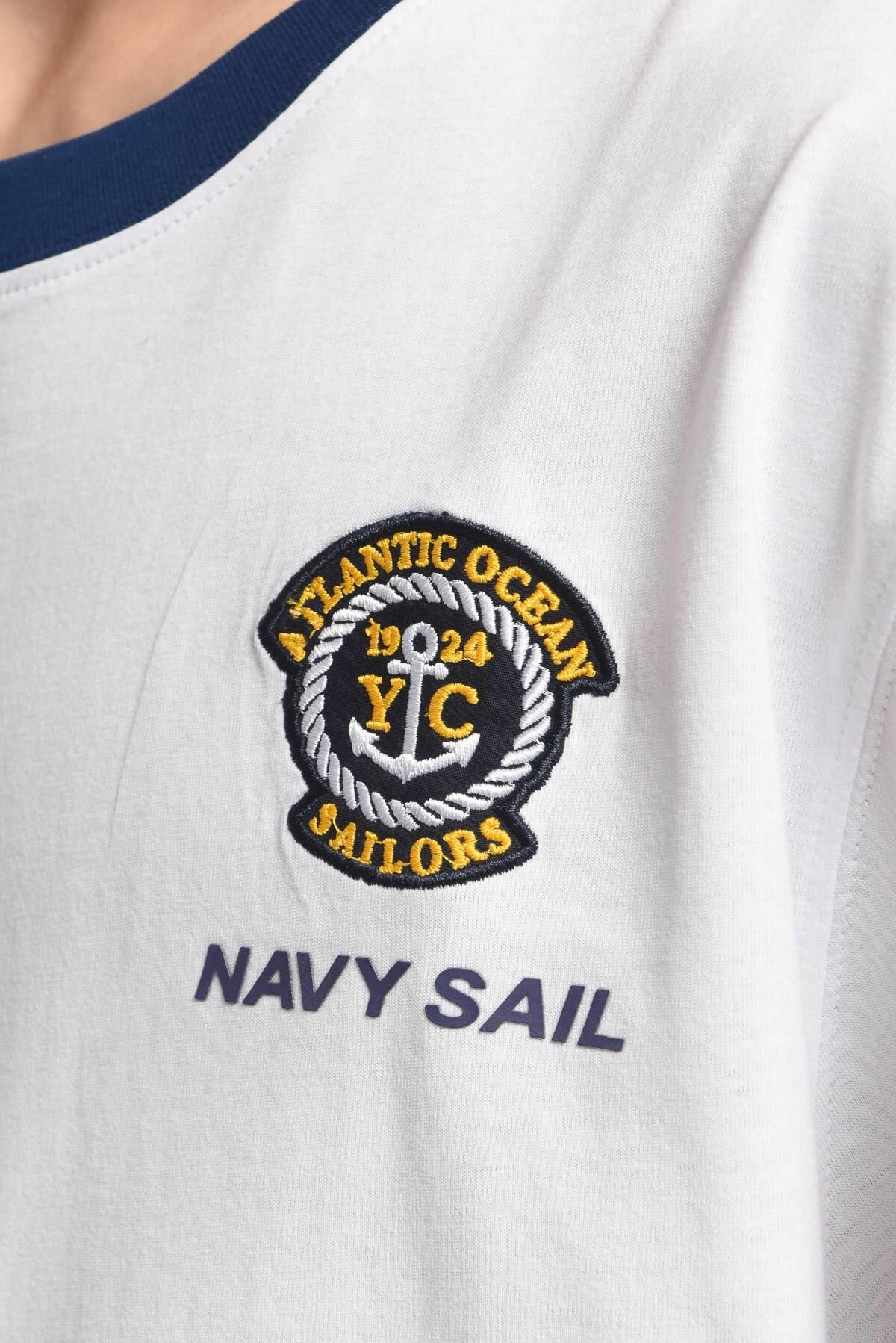 Футболка NAVY SAIL, размер L, белый — фото 1