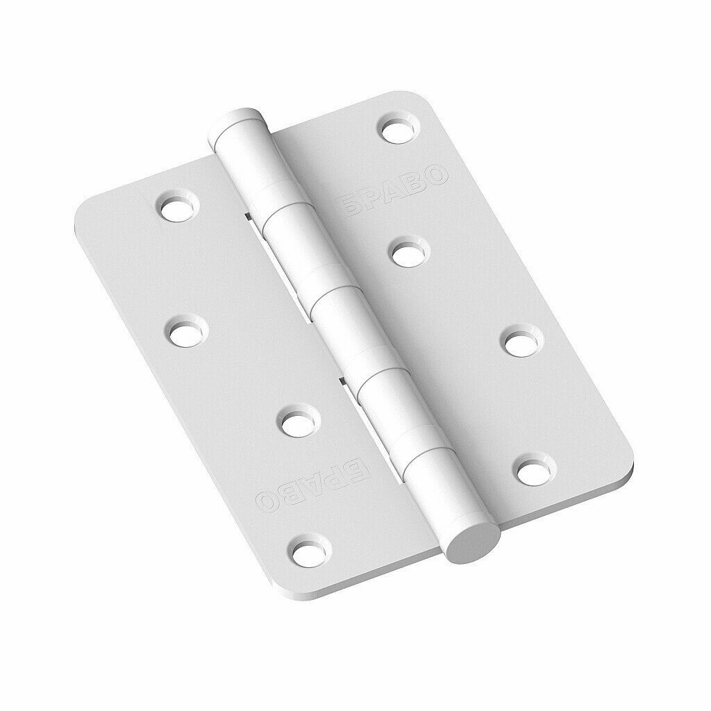 Петля дверная (2 шт.) Bravo RS-7-4BB 100*70*2,5 врезная цвет W Белый