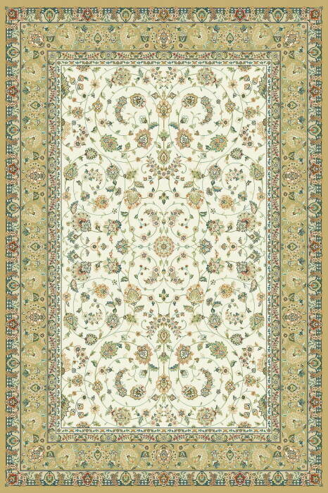 Ковер бельгийский на пол в гостиную в спальню 160х230 см бежевый классический ворс 3 мм 120094 Kover-Russia