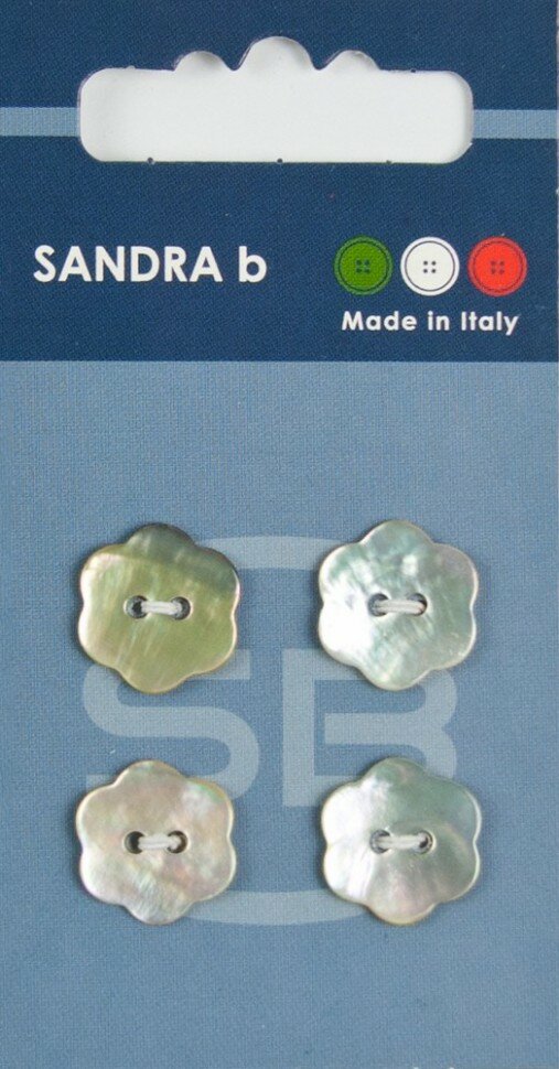 #CARD027 Пуговицы Sandra 4 шт