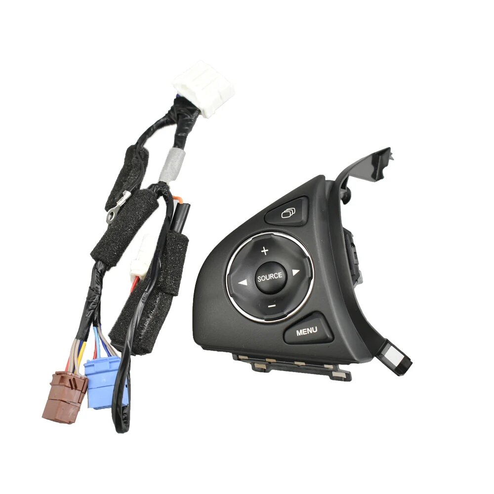 Кнопки переключателей рулевого колеса высшего качества для Honda Fit 2015-2018, кнопки аудио, радио, дистанционного управления круиз контролем Left- wire