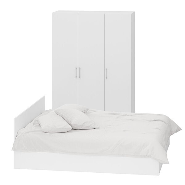 Спальня Стандарт 1-1800, цвет белый