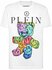 Футболка PHILIPP PLEIN Smile, размер 58, бежевый/белый