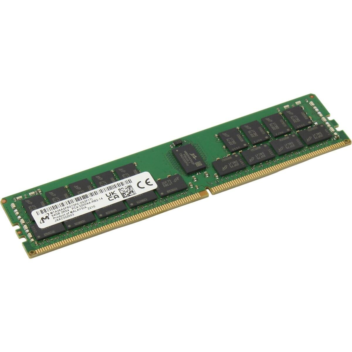 MICRON MTA36ASF8G72PZ-3G2 DDR4 RDIMM 64Gb PC4-25600 CL22 ECC Registered