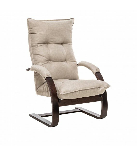 Кресло-трансформер Leset Монако, орех текстура, ткань рогожка, malmo 05