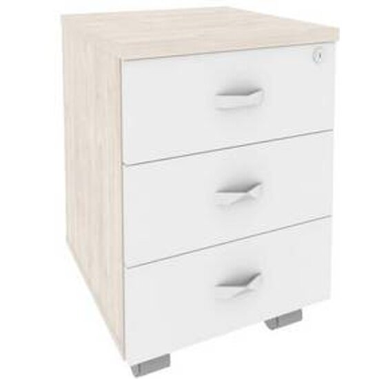 Тумба мобильная Riva CHAIR O. TM-3 Денвер светлый/Белый бриллиант 432*460*611 Onix