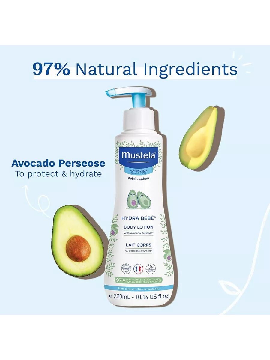 Mustela Hydra Bebe Лосьон увлажняющий для детей с рождения 500мл
