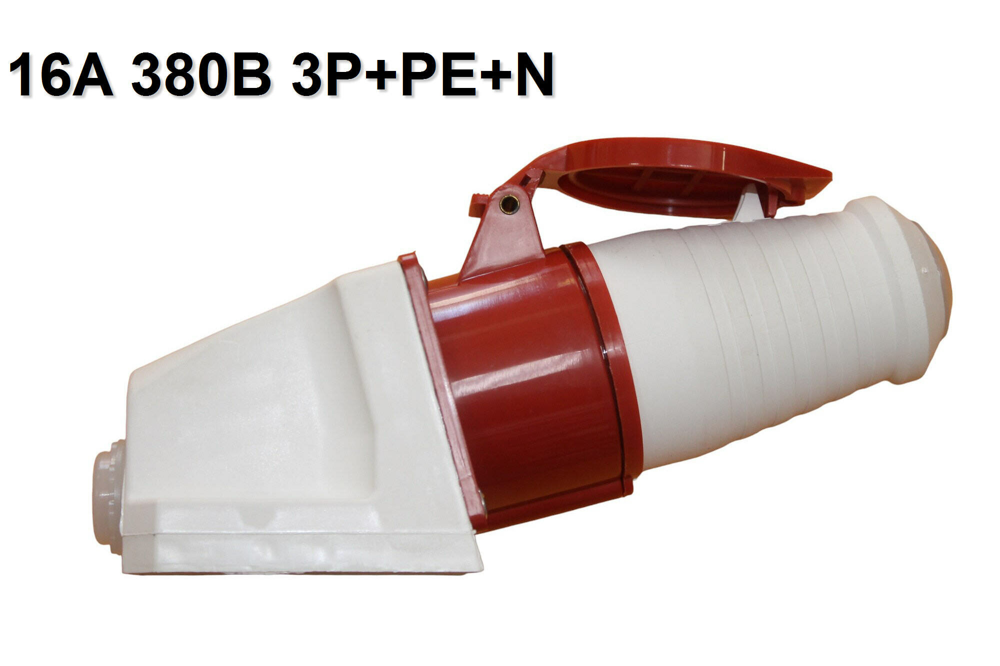 Вилка и розетка 5 контактов 16А, силовой разъем комплект (ССИ-015, ССИ-115)