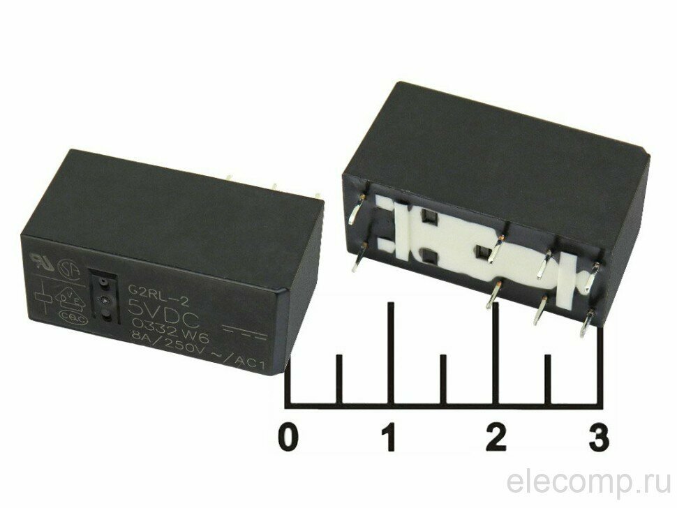 Реле =5V 8A/250V G2RL-2 OMR