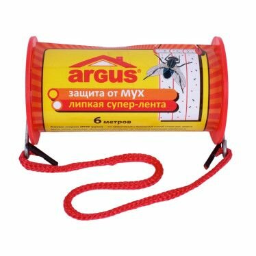 Аргус клеевая лента от мух рулон 6м*10см 1 шт