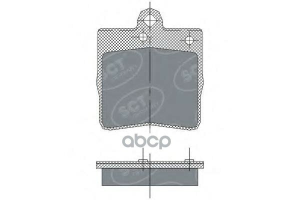 Колод. торм. перед. MB W202/W203/W209/W210/R171/CHRYSLER CROS SCT арт. sp247
