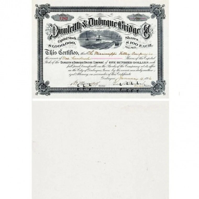 Облигация 100 долларов 1895 года США, сувенирная копия, банкноты и купюры редкие коллекционные