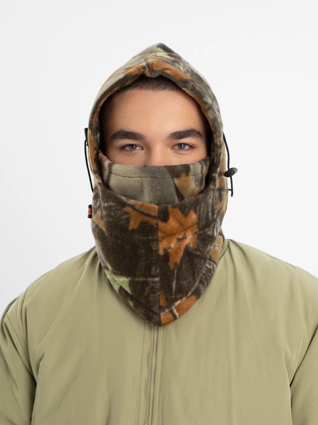 Балаклава  флисовая, регулируемая, 6 способов ношения для мужчин и женщин