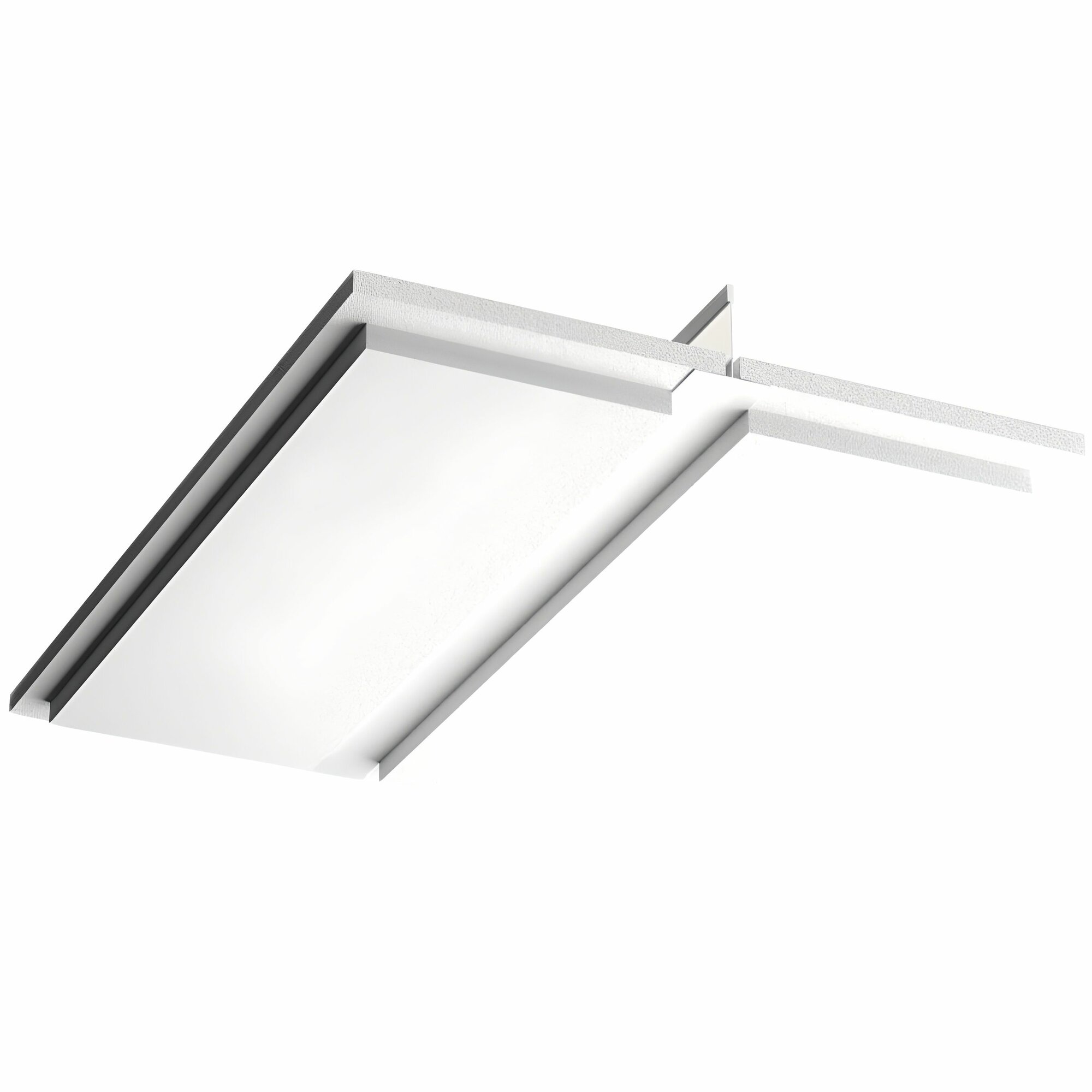 Акустическая панель lay-in K&R Design 595х595х20 мм tegular Ral 9003, 15шт в упак, 5.3 м2