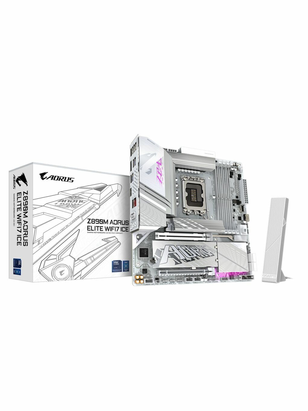 Материнская плата GIGABYTE Z890M A ELITE WF7 ICE, официальная гарантия