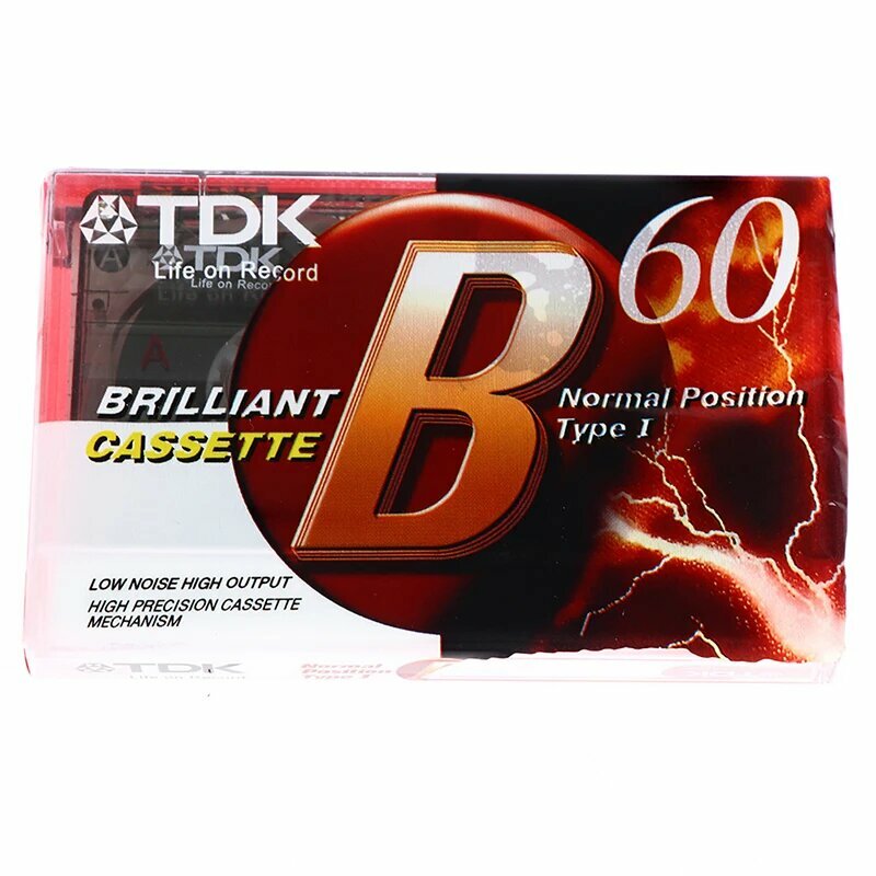 60-минутная высококачественная стандартная кассетная пустая лента с плеером для магнитной записи звука — пустая кассета для речи и музыки