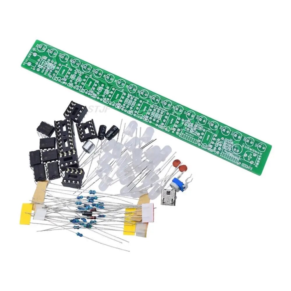 USB регулятор напряжения светодиодный индикатор уровня громкости STJF Center to side