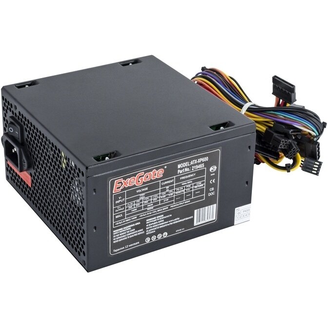Блок питания компьютера ExeGate XP600 EX219465RUS