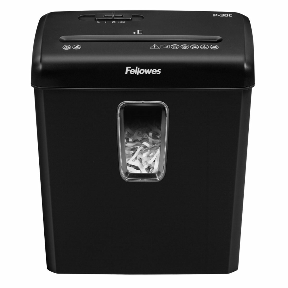 Уничтожитель документов Fellowes PowerShred P-30C (4-й уровень секретности, объем корзины 15л)