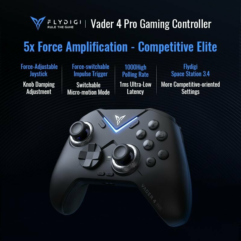 Flydigi Vader 4pro Wireless Беспроводные игровые консоли Xbox Steam PC с рычагом Холла