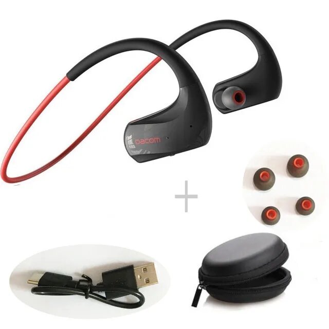 Dacom G93 RedWithBox спортивные беспроводные наушники