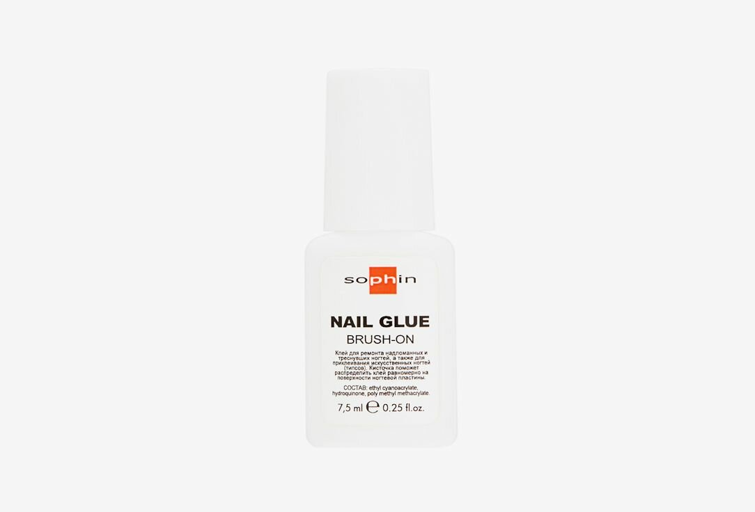 Клей для ногтей и типсов SOPHIN Nail Glue Brush-On 7.5 мл 432